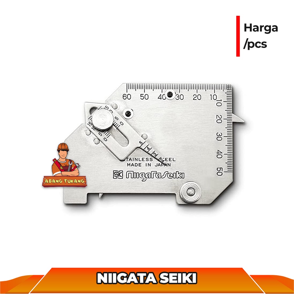 Jual Alat Ukur Las Welding Gauge WGU-7M Niigata Seiki Original Made In Japan | Shopee Indonesia