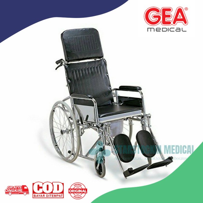 Jual GEA FS 609 GC Kursi Roda 3 in 1 Ban Mati | Shopee Indonesia