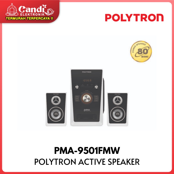 Jual POLYTRON ACTIVE SPEAKER PMA-9501FMW / PMA 9501 /-FMW / PMA 9501 ...