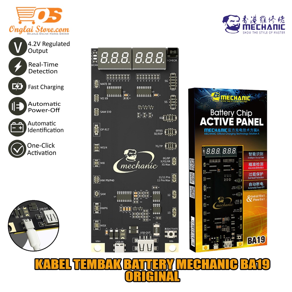 Jual Kabel Tembak Battery Mechanic BA19 Original | Shopee Indonesia