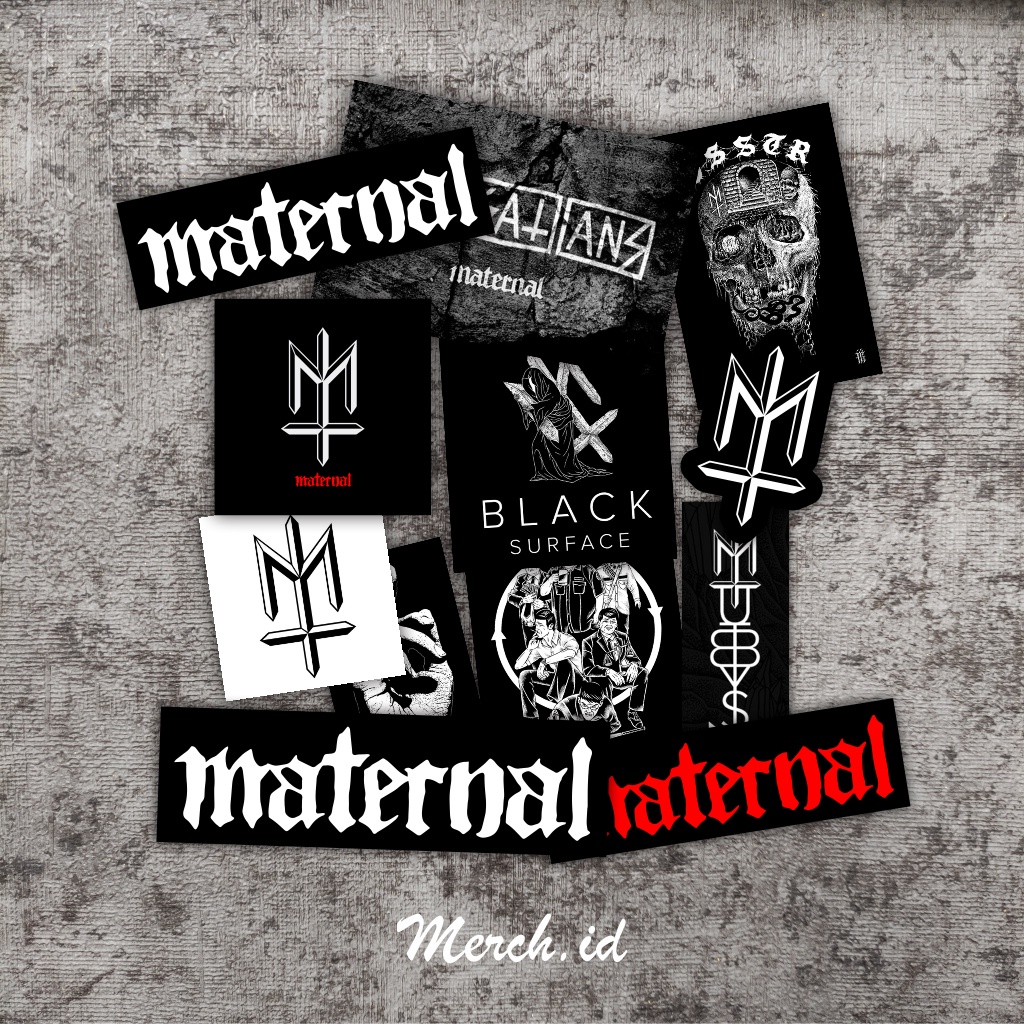 Jual Stiker distro brand MATERNAL / Sticker Pack | Shopee Indonesia