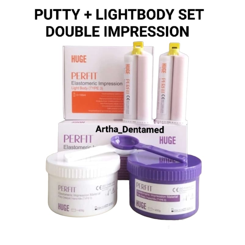 Jual PUTTY + LIGHTBODY SET DOUBLE IMPRESSION DENTAL | Shopee Indonesia