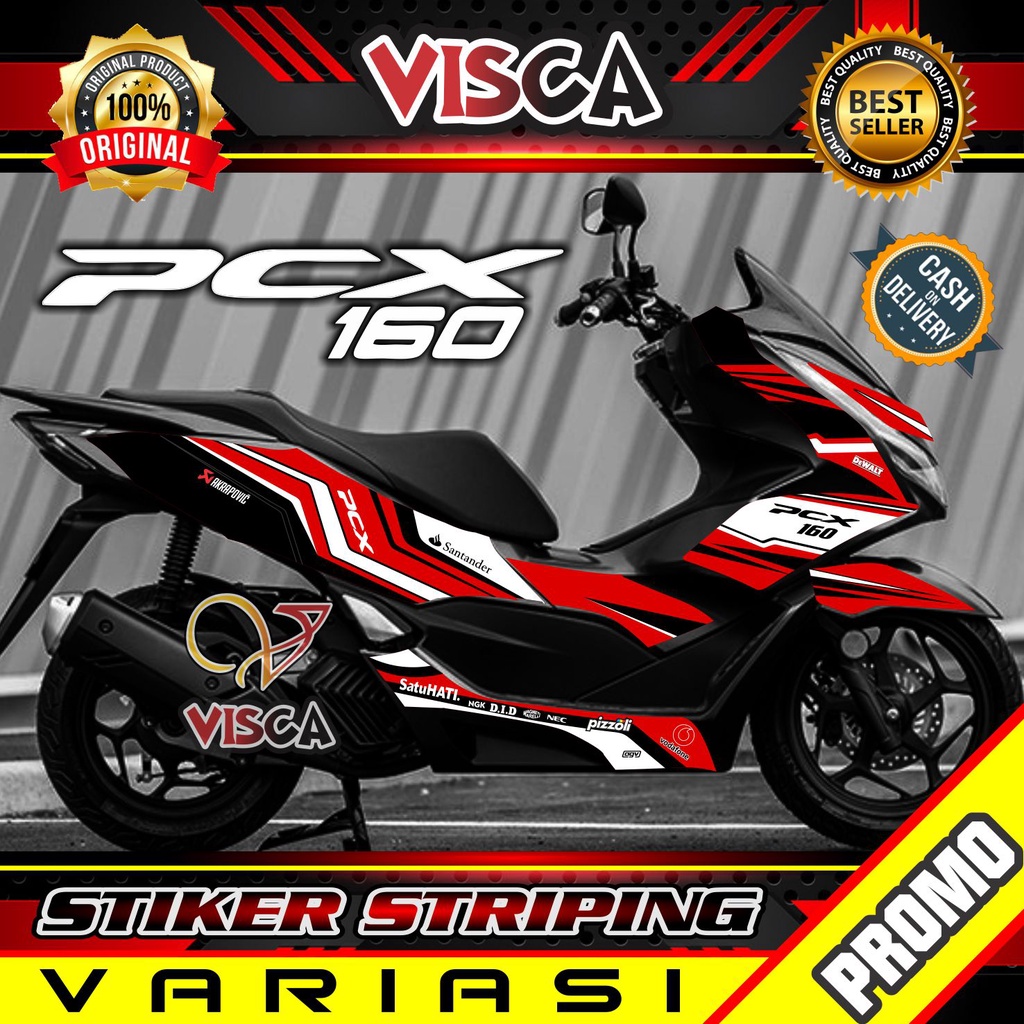 Jual Stiker pcx 160 Terbaru Striping Pcx 160 2022 Variasi pcx 160 ...