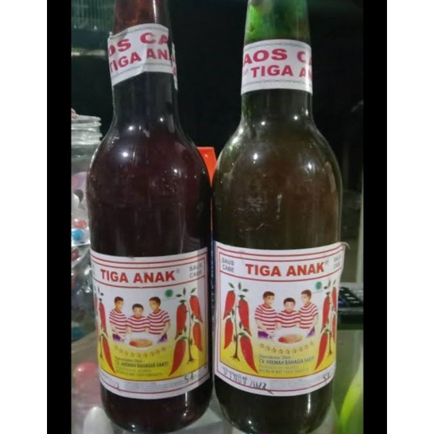 Jual SAUS CABE CAP TIGA ANAK 620 ml / SAUS CABE TIGA ANAK / SAUS CABE 3 ...