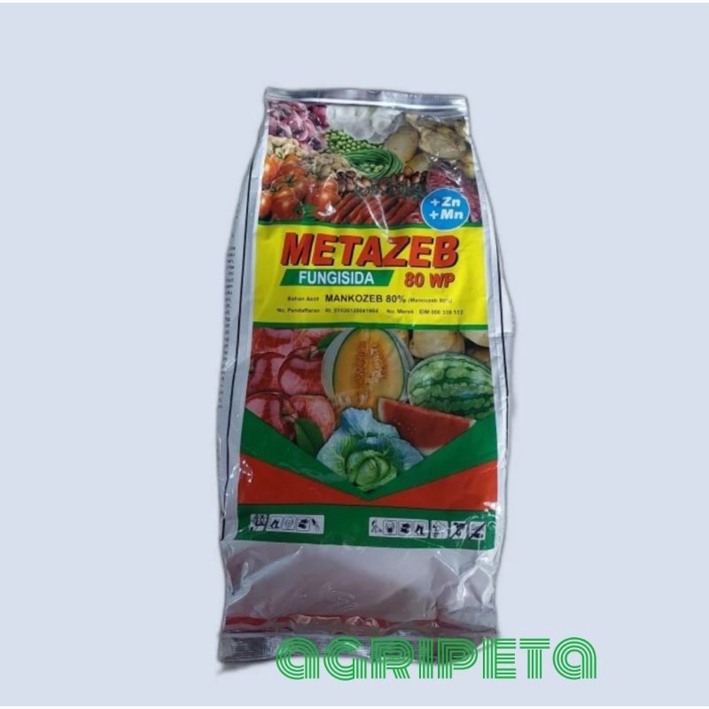 Jual Fungisida METAZEB 80WP KUNING 1kg obat patek/busuk daun | Shopee ...