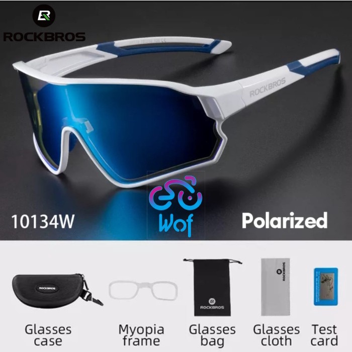 Jual ROCKBROS 10134W Polarized Sunglasses Outdoor Run Sport Kacamata Sepeda | Shopee Indonesia