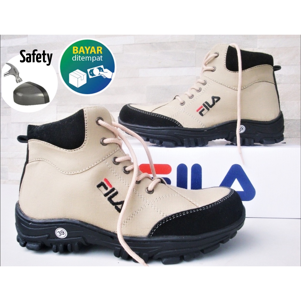 Jual SEPATU BOOTS FILA SAFETY FILA UJUNG BESI SEPATU TOURING TRACKING ... Jual SEPATU BOOTS FILA SAFETY FILA UJUNG BESI SEPATU TOURING TRACKING ...