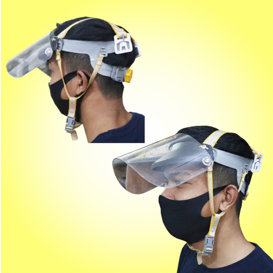 Jual Helm Face Shield Akrilik Tebal 3mm - Pelindung Wajah MURAH ...