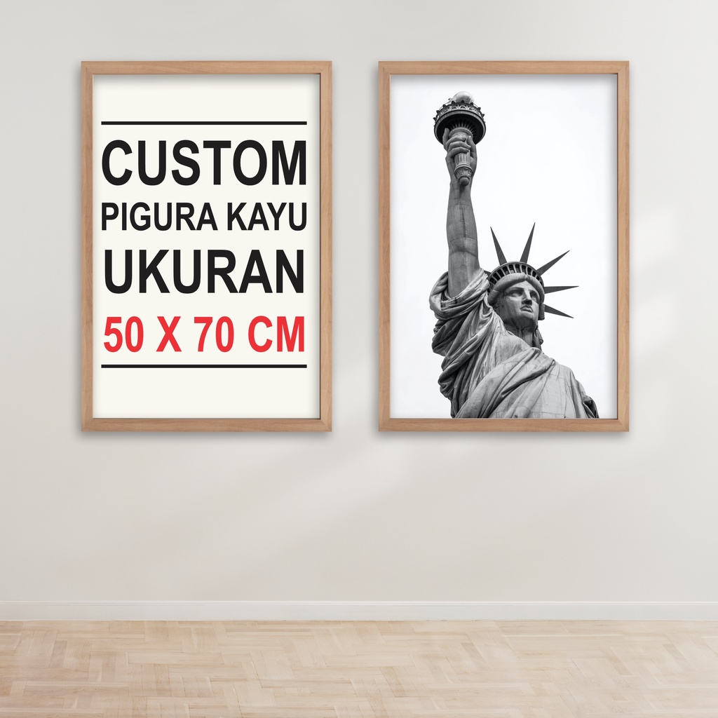 Jual Custom Cetak Foto Poster kayu uk 50 x 70 cm | Shopee Indonesia