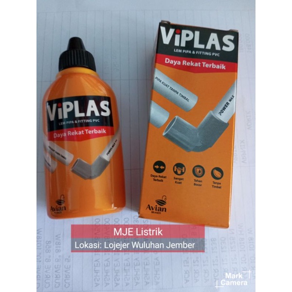 Jual lem pipa botol cair Viplas | Shopee Indonesia