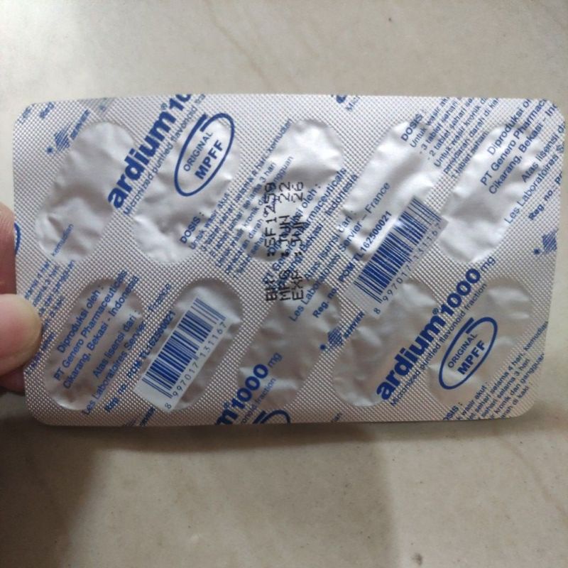 Jual Ardium 1000 mg strip isi 10 tablet | Shopee Indonesia