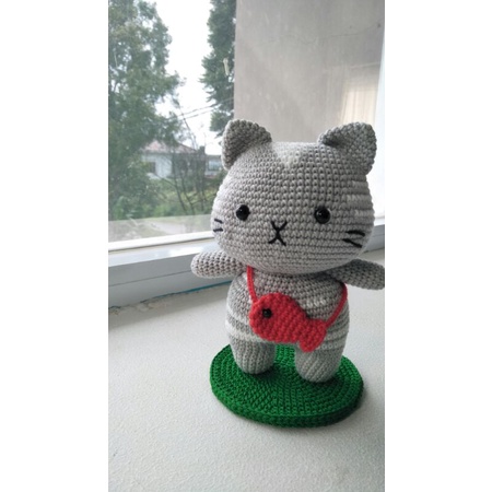 Jual Amigurumi - Boneka Rajut Kucing hnchn | Shopee Indonesia