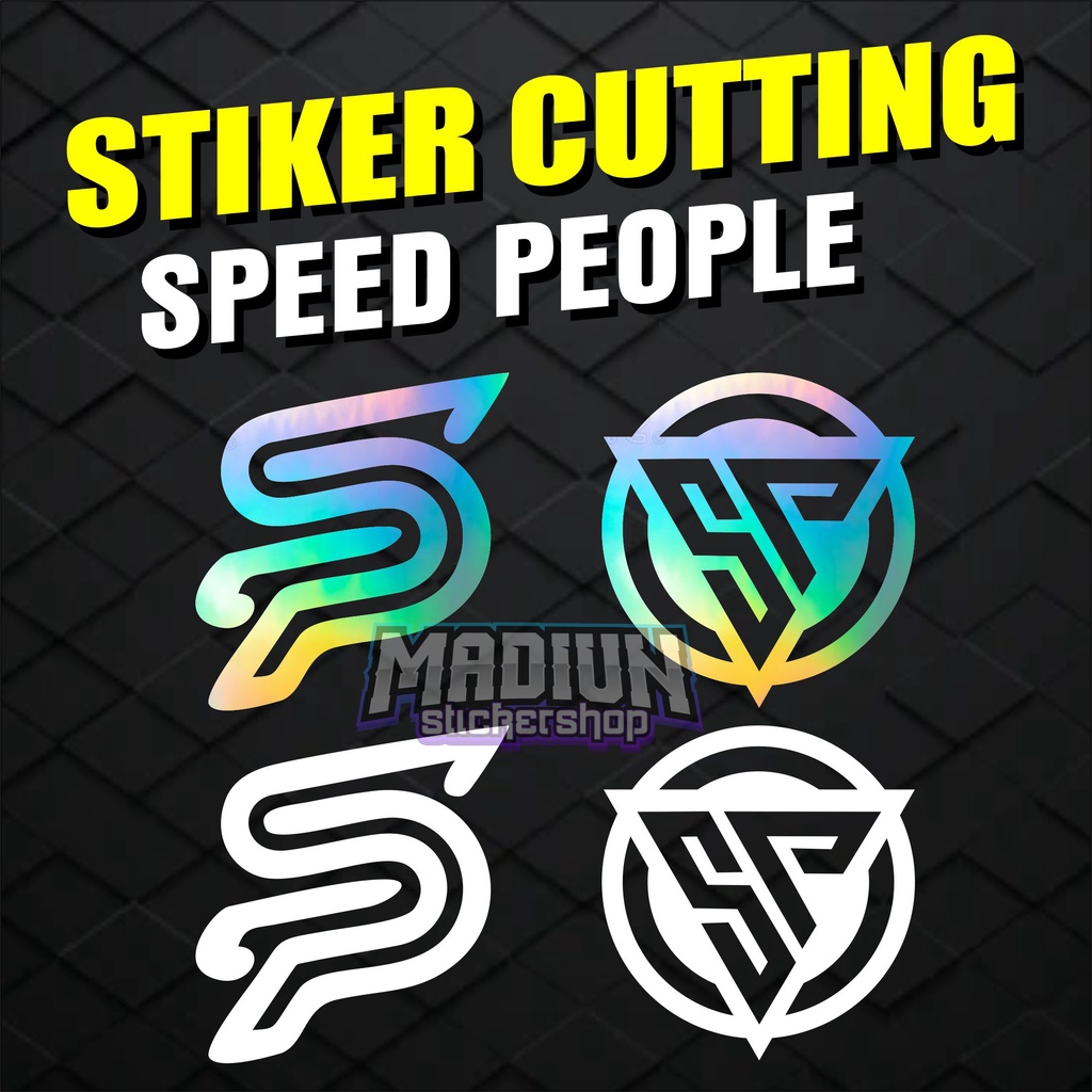 Jual SPEEDPEOPLE STIKER SPEED PEOPLE CUTTING STIKER SP VIRAL MOTOR ...