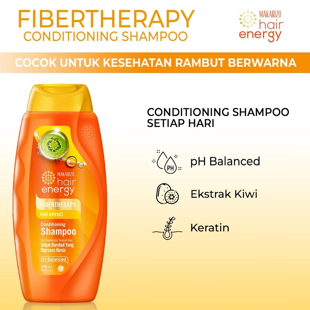 Jual [PRODUK RDGDH] Makarizo Hair Energy Fibertherapy Conditioning ...