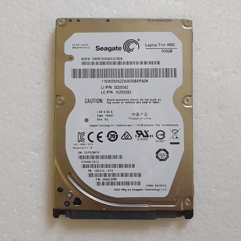 Jual Hardisk hdd laptop 500gb normal sentinel 100% | Shopee Indonesia