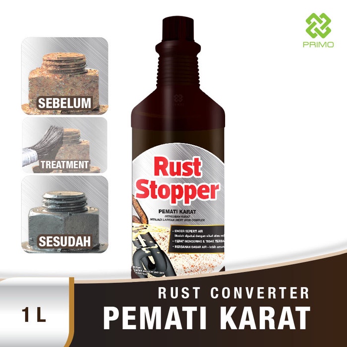Jual [N3W] Pemati Karat / Rust Converter Primo Rust Stopper 1 L ...