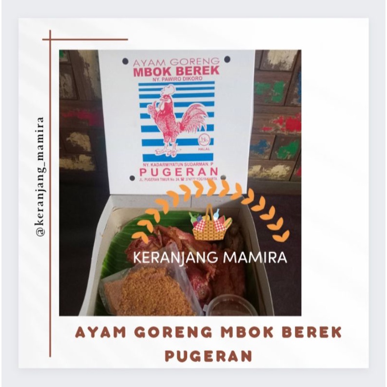 Jual AYAM GORENG MBOK BEREK PUGERAN JOGJA | Shopee Indonesia
