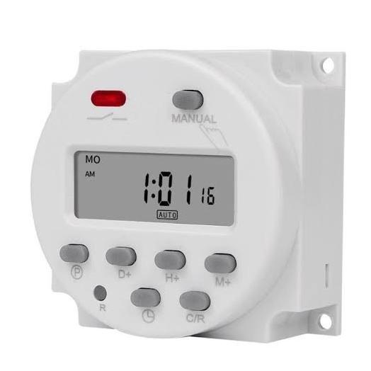 Jual Timer Digital saklar otomatis alat on off lampu listrik AC 220 ...