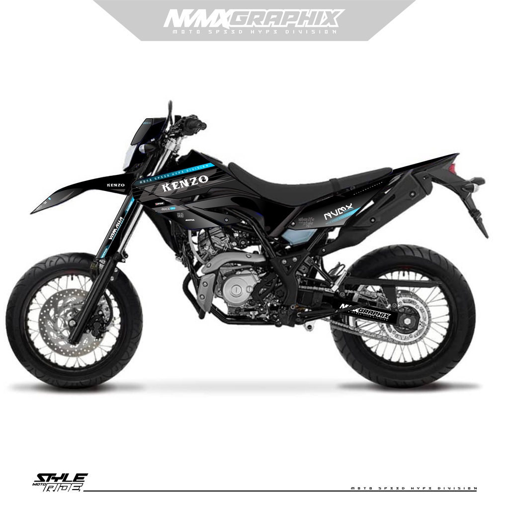 Jual Decal WR155 Full Body Stiker Variasi Decal WR Supermoto Aksesoris ...