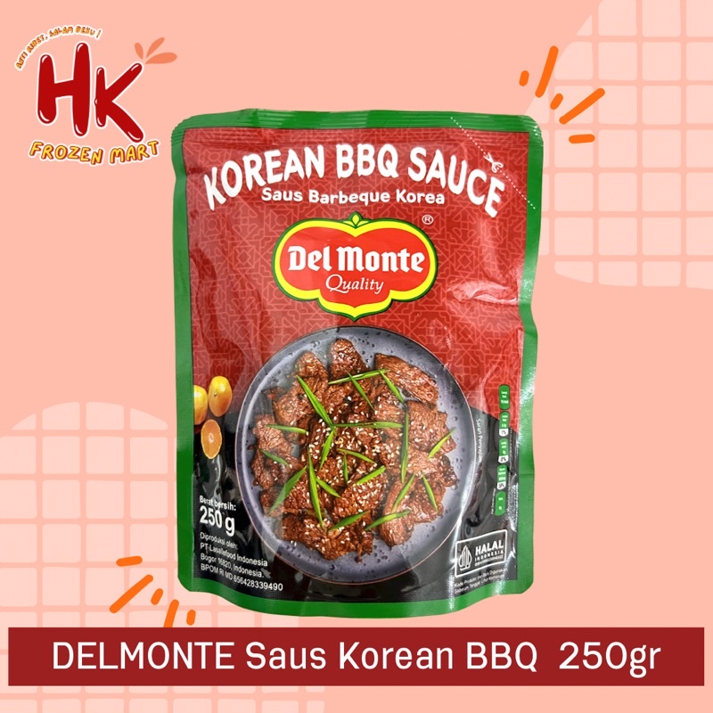 Jual Del Monte Korean Barbeque Sauce 250 gr delmonte saus bbq ala korea bolognesse grill | HK ...