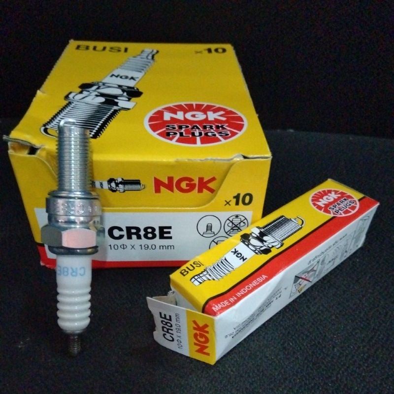 Jual BUSI Standar-Standard Motor NGK CR8E, vixion new,vixion,Jupiter mx ...