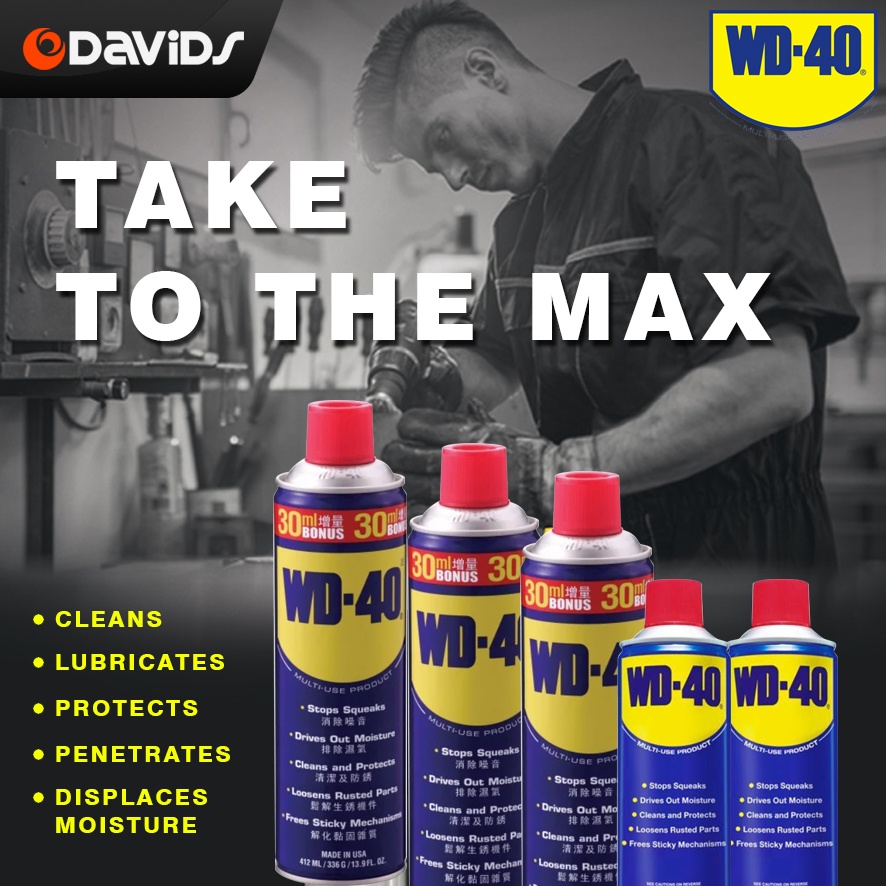 Jual WD 40 Cairan Pelumas Anti Karat Semprot 191ml 333ml | Shopee Indonesia