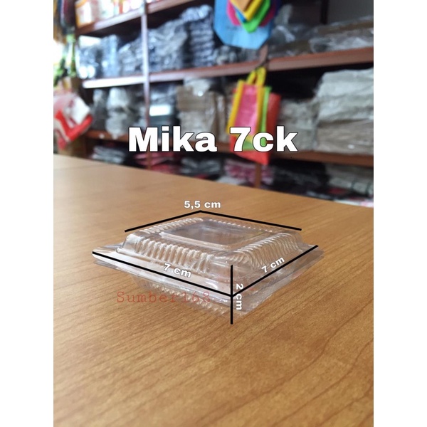 Jual [100pcs] MIKA PLASTIK 7ck | MIKA SEND 7 | MIKA JAJAN | MIKA SNACK ...