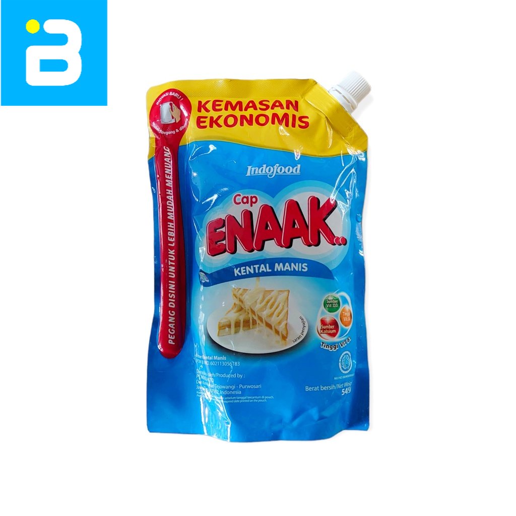 Jual Susu Kental Manis Cap Enaak Putih Pouch 545 G | Shopee Indonesia