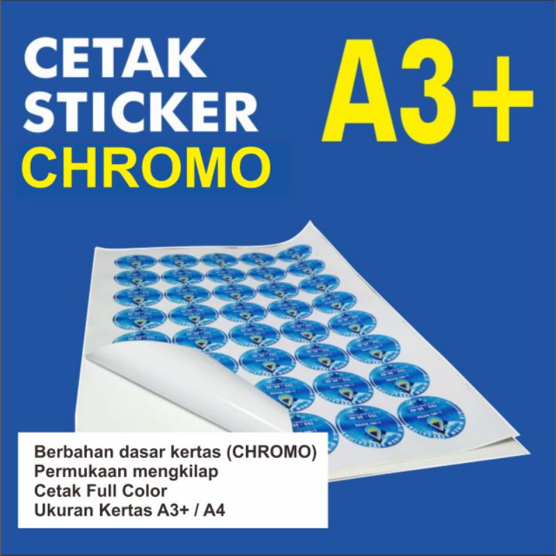Jual Cetak sticker murah mesin laser anti luntur(File Jadi) | Shopee ...