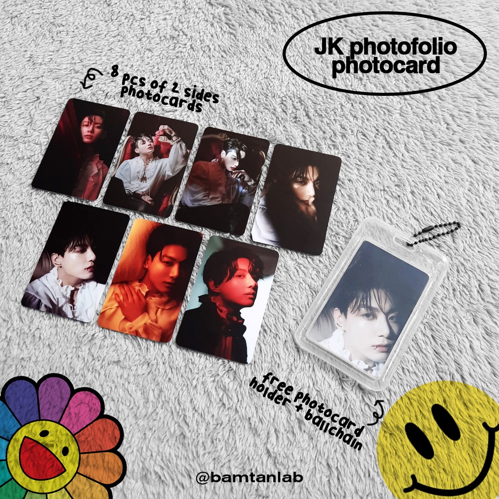 Jual PC PHOTOCARD PHOTOFOLIO UNOFFICIAL BTS RM JIN SUGA J-HOPE JIMIN V JUNGKOOK (8 PHOTOCARD ...