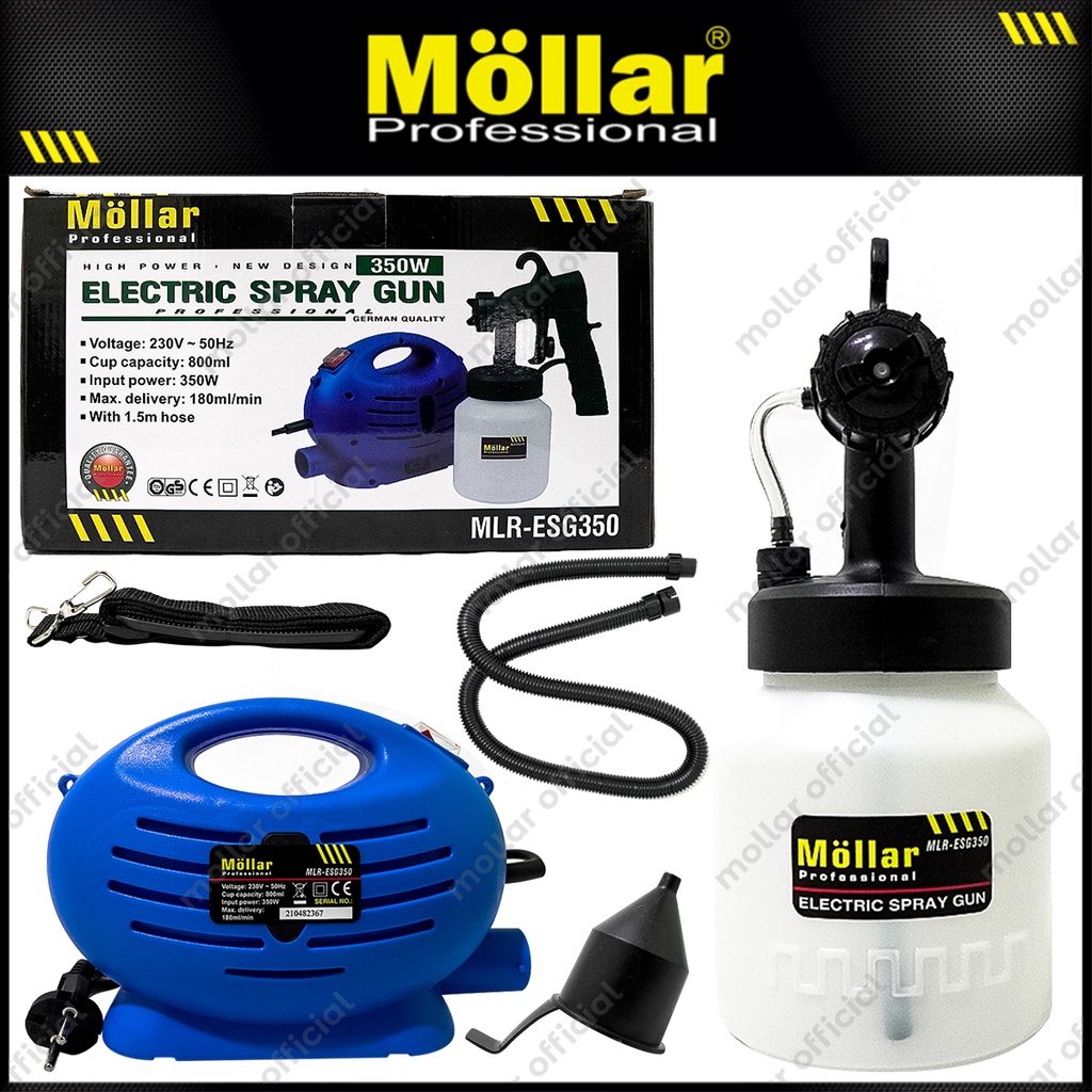 Jual MOLLAR ESG350 - SPRAY GUN ELEKTRIK SET | Shopee Indonesia