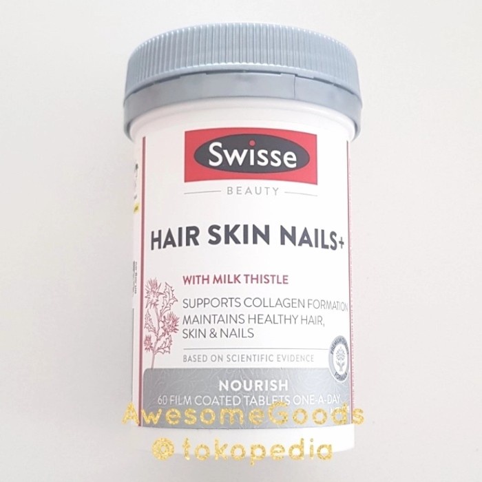 Jual Svf Swisse Australia Hair Skin Nails+ 60 Tablets | Shopee Indonesia