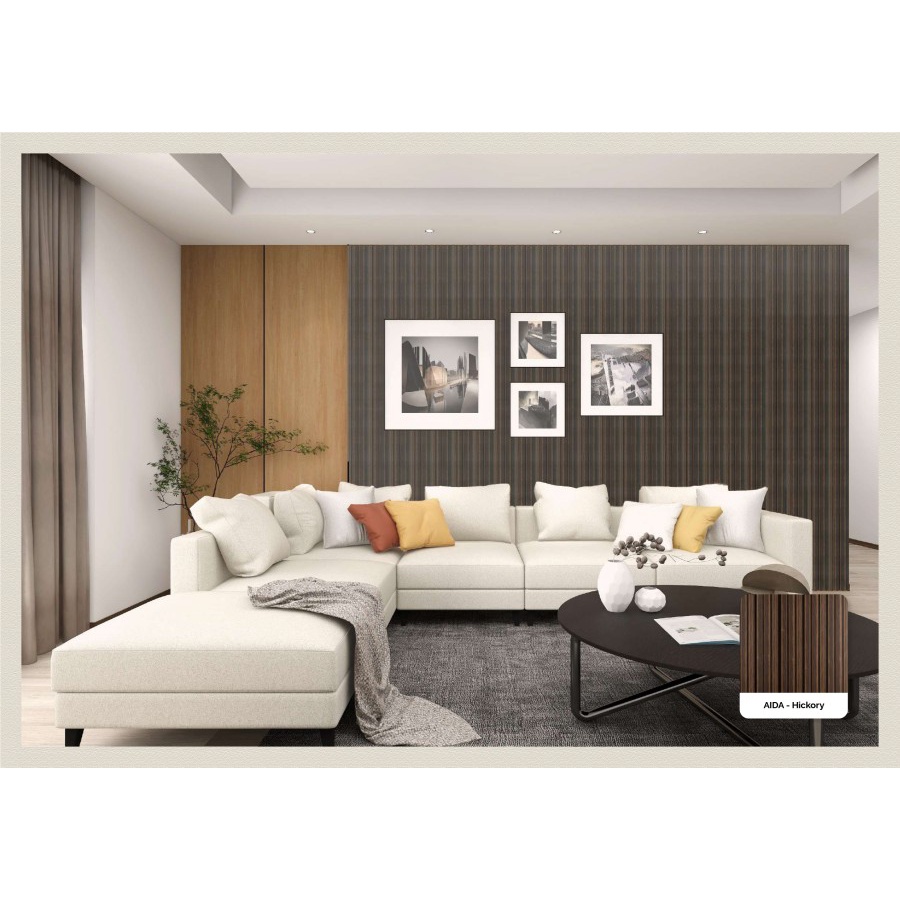 Jual GAIA - AIDA Wood Panel PVC / Wallpanel Dinding / WPC Panel kayu ...