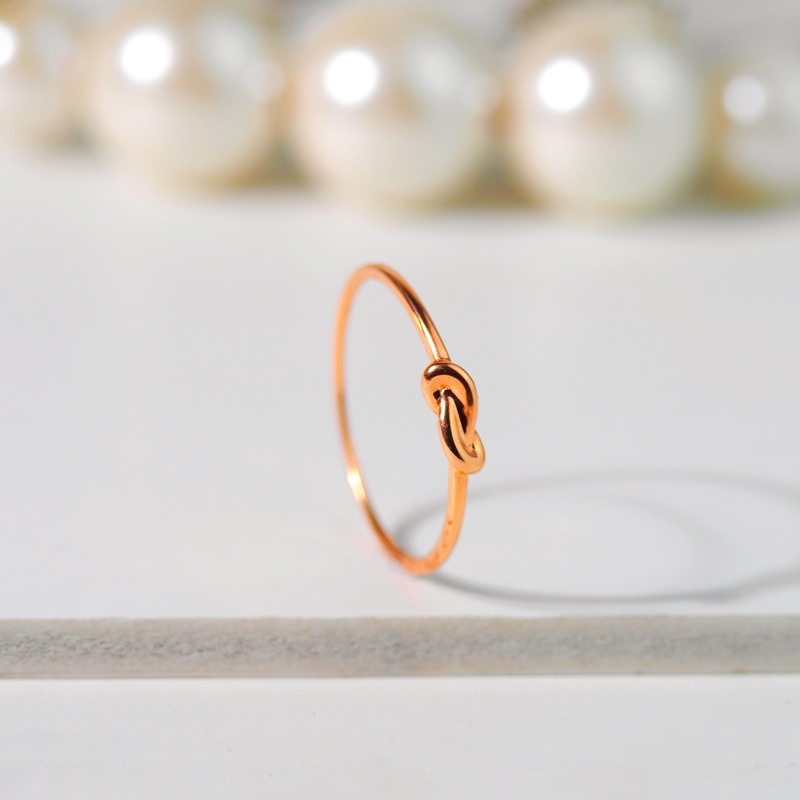 Jual Cincin Emas Tali Sampul Tanpa Mata- Toko Emas Gadjah | Shopee ...