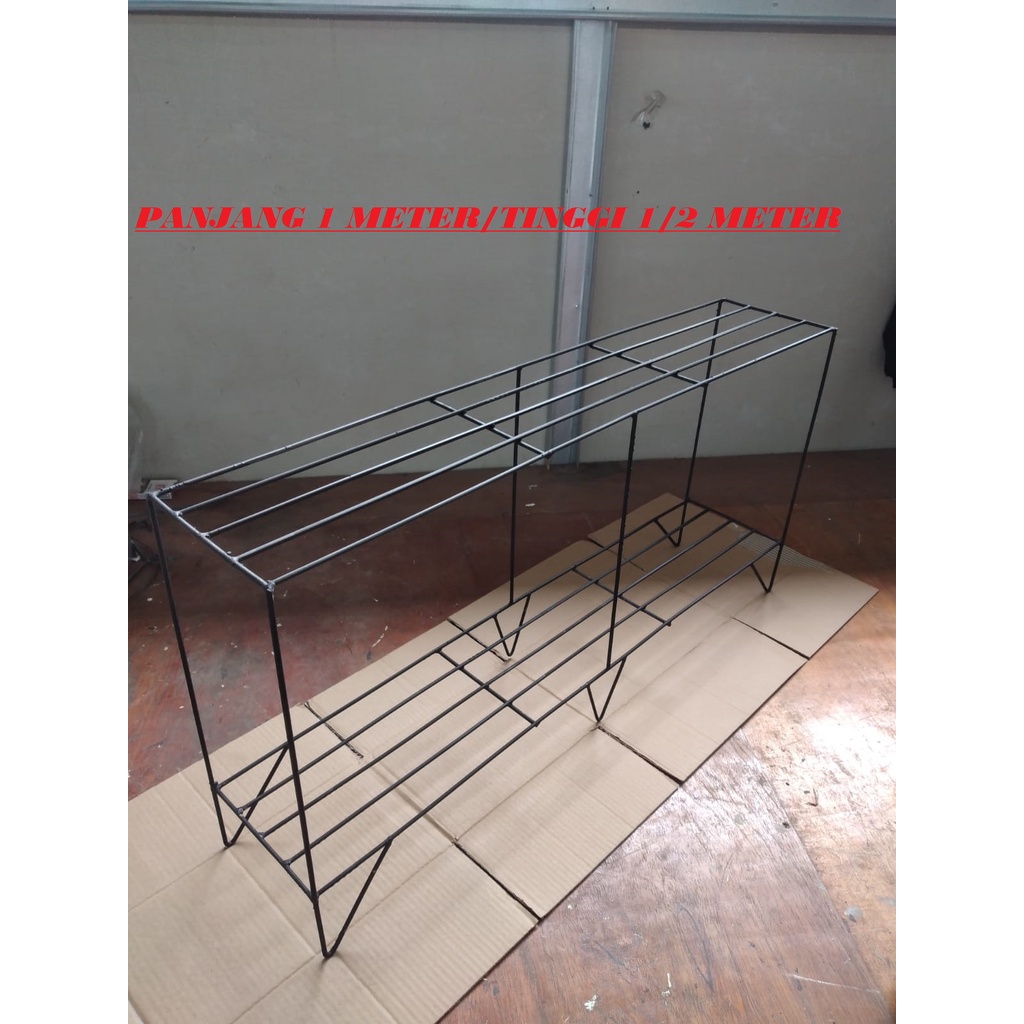 Jual 1 METER/RAK BUNGA BESI/STANDING POT BESI/RAK BUNGA MURAH/STANDING ...