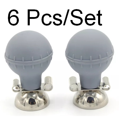 Jual ECG Bulb Electrode / Elektroda EKG / EKG Suction Chest Isi 6 Pcs ...