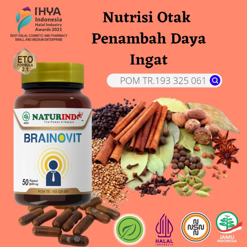 Jual Suplemen Nutrisi Otak Vitamin Kecerdasan Otak Dewasa Dan Anak ...
