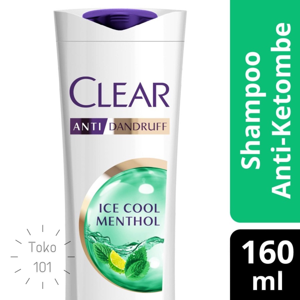 Jual Clear Shampoo Ice Cool Menthol 160 ml | Shopee Indonesia