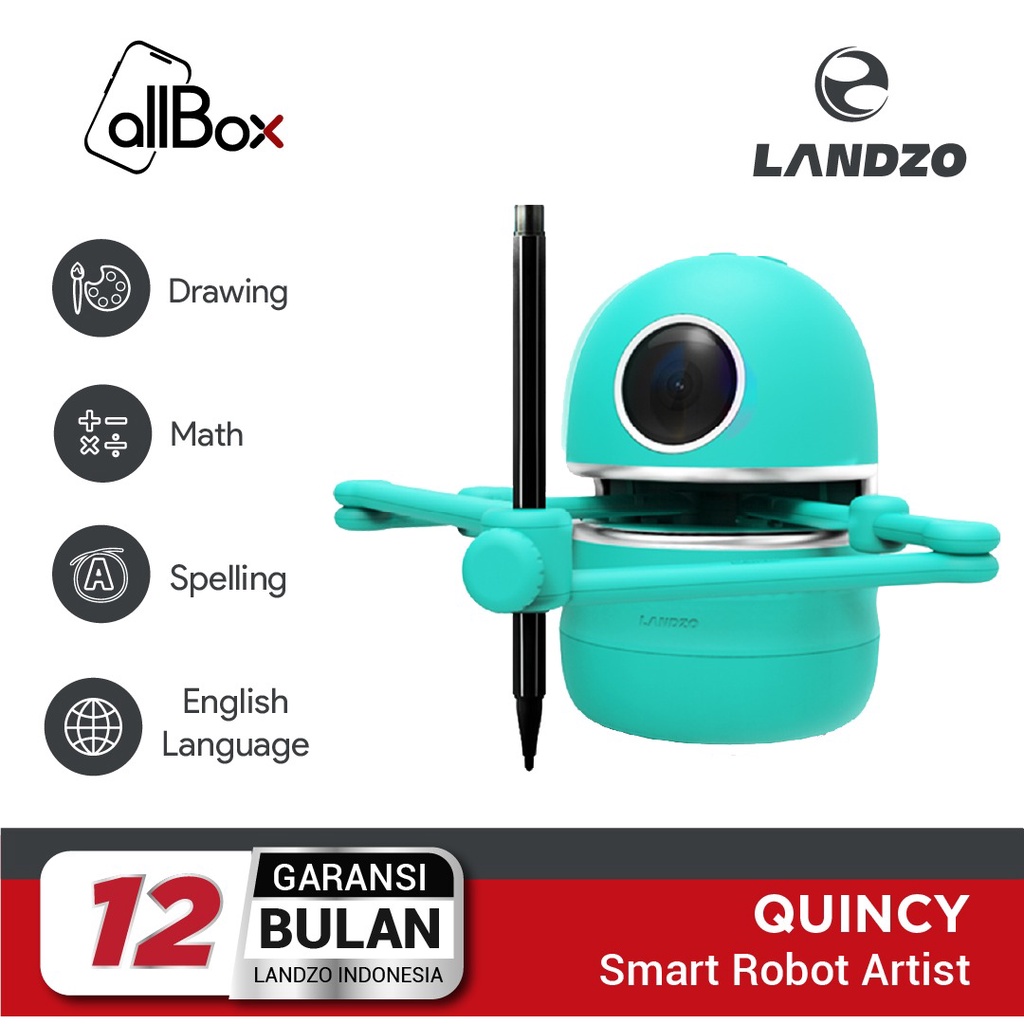 Jual Quincy Smart Robot Drawing Spelling Artist | Shopee Indonesia