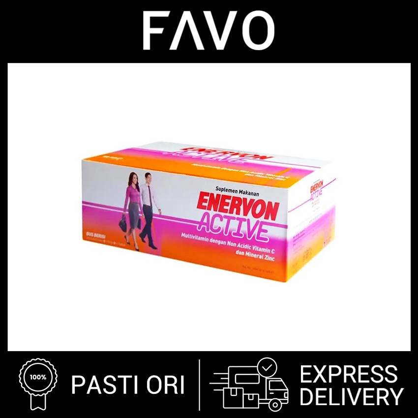 Jual Enervon Active Multivitamin - 100 Tablet - Menjaga Daya Tahan ...