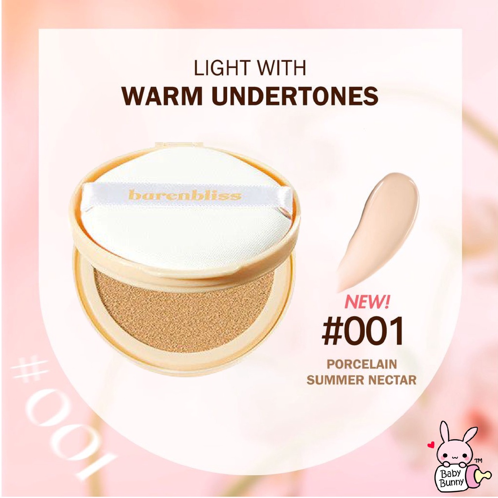 Jual BELIA BNB barenbliss Korean Bloomatte True Beauty Inside Cushion 24H Full Coverage | Refill ...