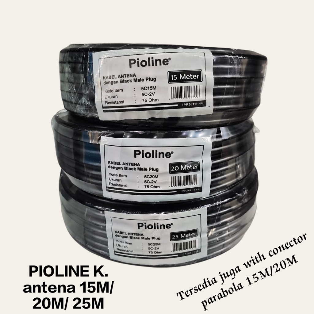 Jual Kabel Antena TV 15/20/25 Meter + Jack TV | Shopee Indonesia