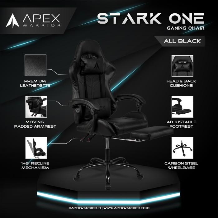 Jual Apex Warrior Stark One Premium Gaming Chair Kursi Gaming w ...