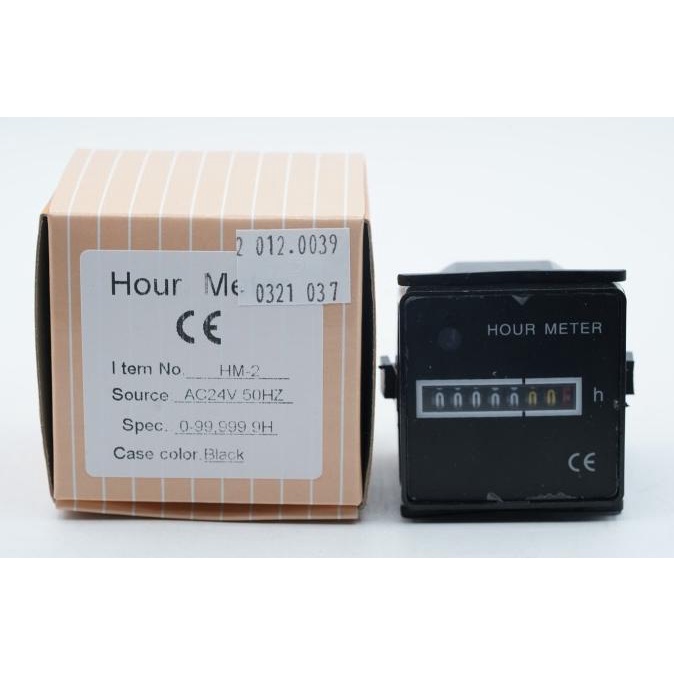 Jual Hourmeter Black Hm-2 Ac 24V 50Hz Hour Meter Engine High Quality | Shopee Indonesia