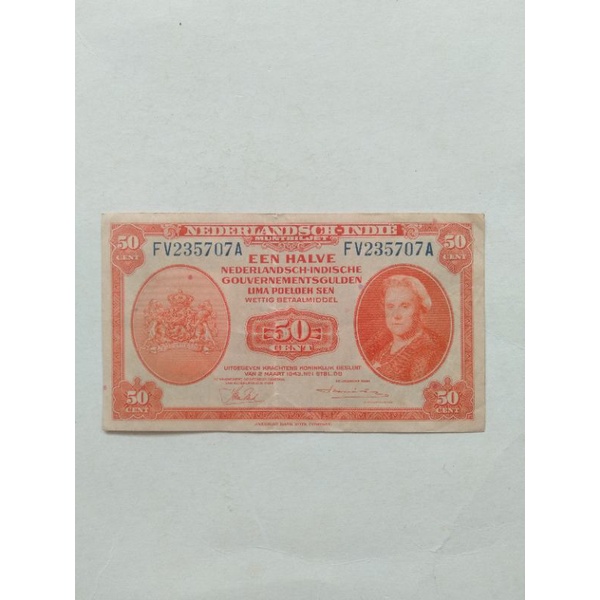 Jual uang Kuno 50 sen seri nica thn1943 kondisi bagus | Shopee Indonesia