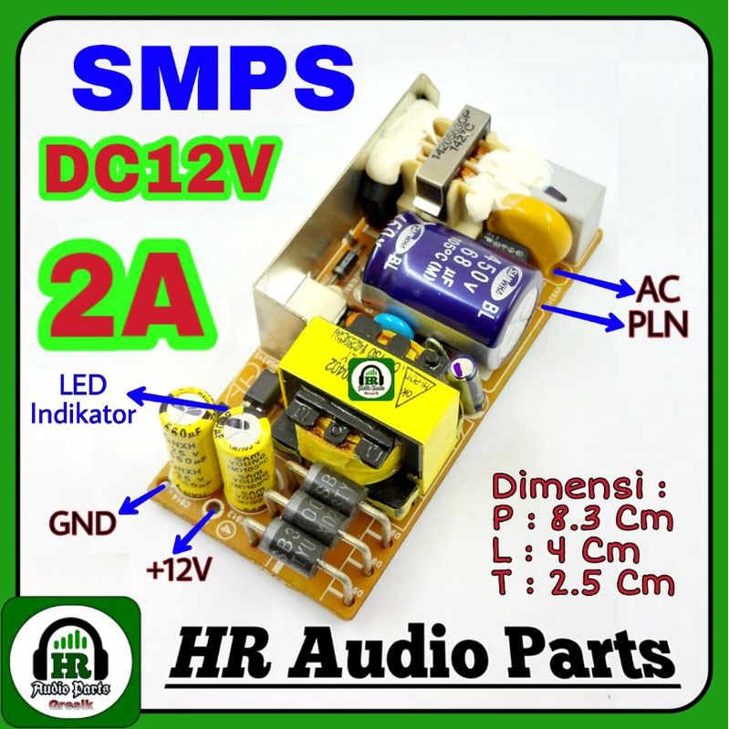 Jual SMPS DC 12V Real 2A Built-in Brandet Switching Power Supply for ...