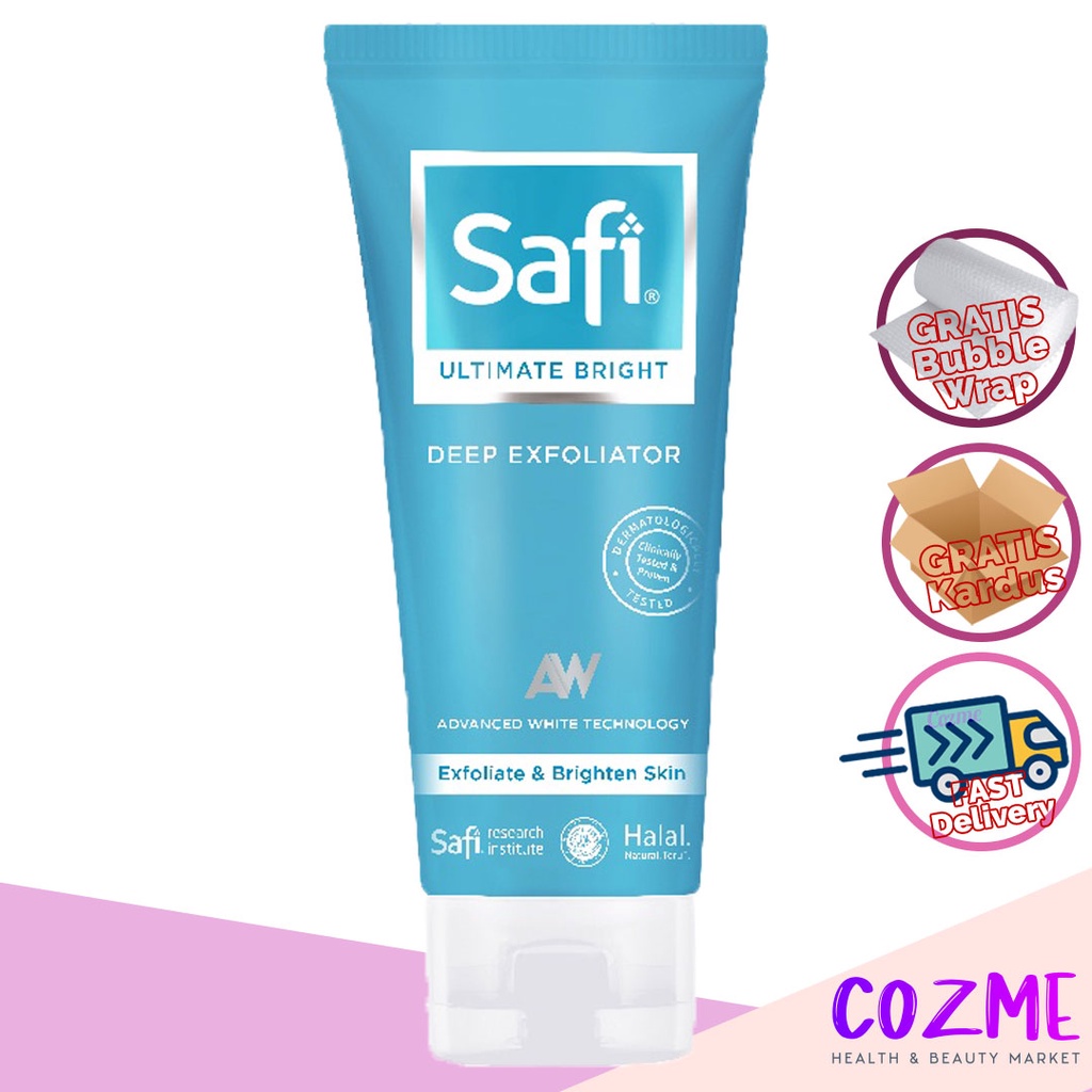Jual SAFI Ultimate Bright Deep Exfoliator 100gr | Shopee Indonesia