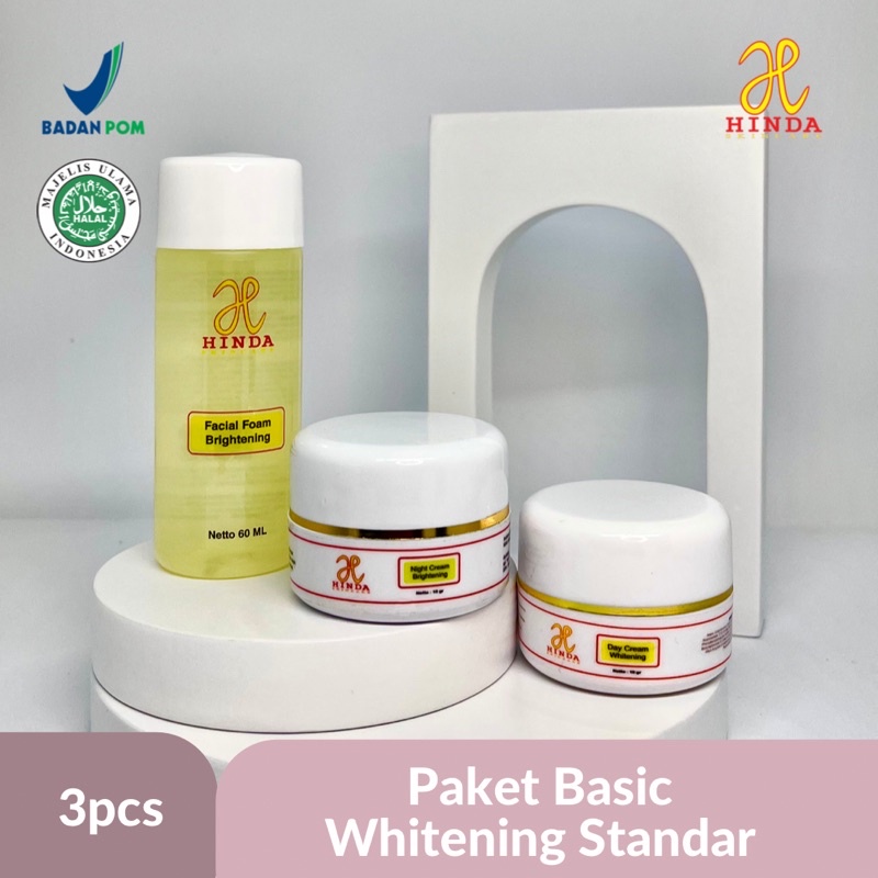 Jual PAKET BASIC WHITENING/BRIGHTENING STANDAR TAHAP 3 BY HINDA ...