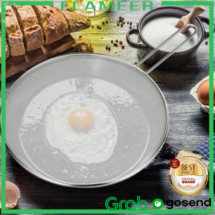 Jual Anti Splatter Guard Oil Net Splash Cover Pan Frying Kitchen DP ...