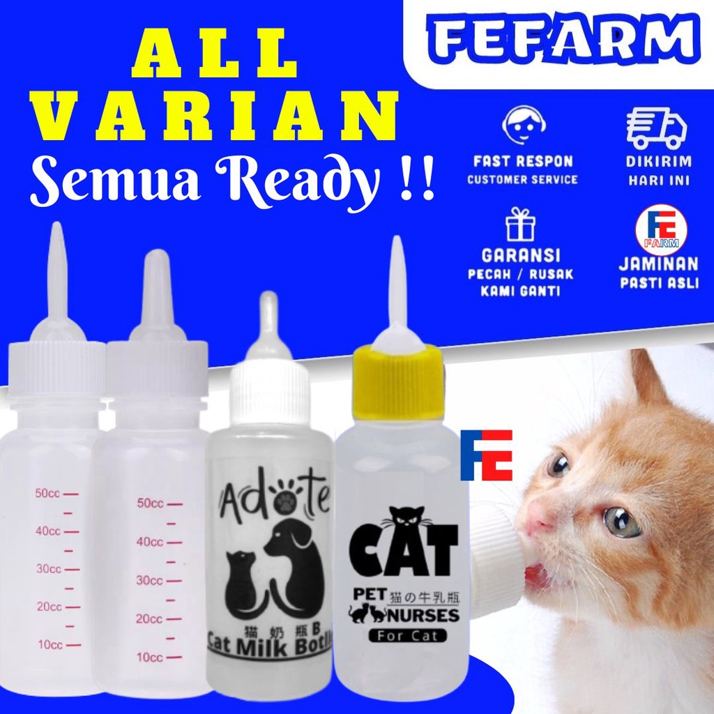 Jual DOT BOTOL SUSU ALL VARIAN KUCING PREMIUM QUALITY FEFARM | Shopee ...